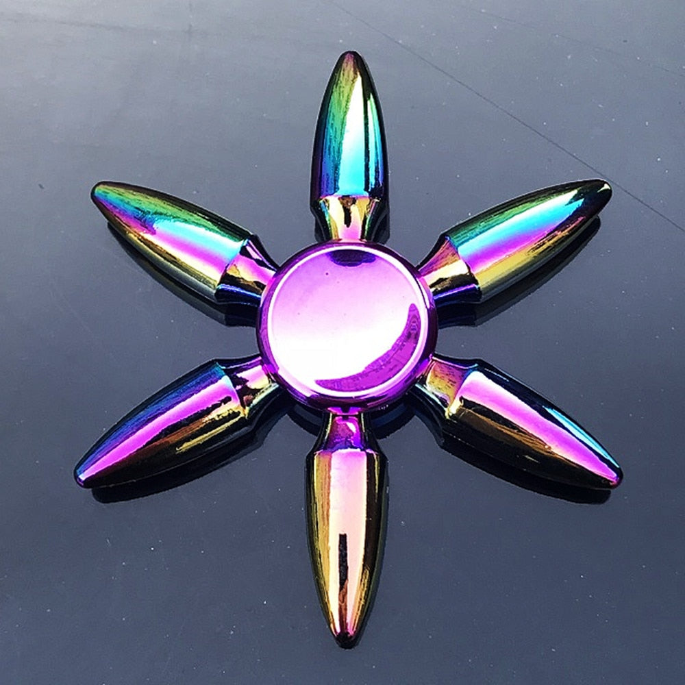 Metal Rainbow Fidget Spinners| Olivia's Fidget Lab