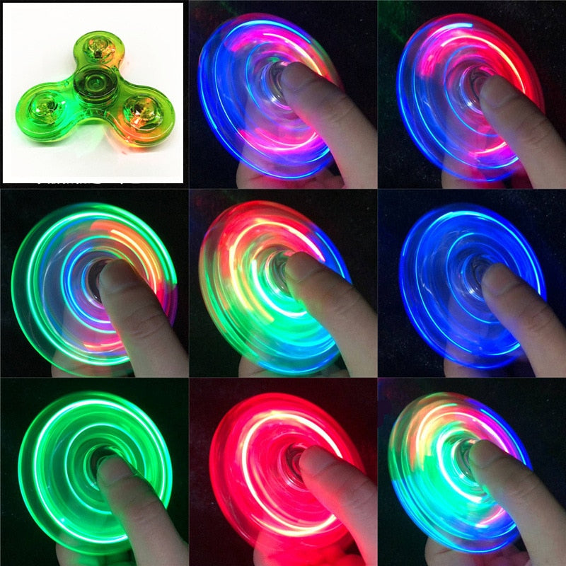 Light-Up LED Fidget Spinners| Olivia's Fidget Lab